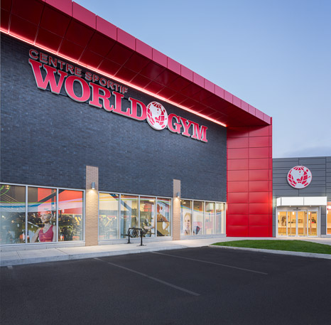 World Gym, St-David | Garoy Construction